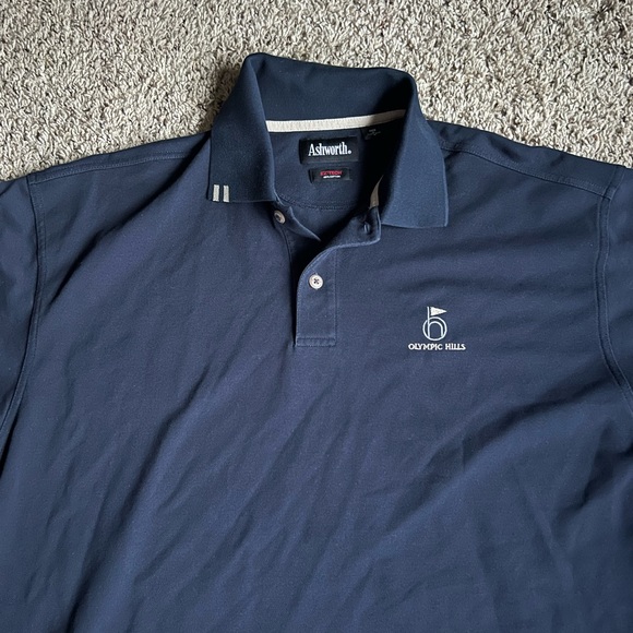 Ashworth | Shirts | Vintage Ashworth Golf Polo Shirt Large Olympic ...